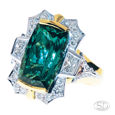 Bridget–green-tourmaline-diamond-cocktail-dress-ring-handcrafted-5 ...