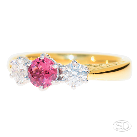 Miranda – three Stone Engagement Ring - Stephen Dibb