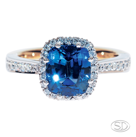 Whitney – Cushion Cut Engagement ring - Stephen Dibb Jewellery