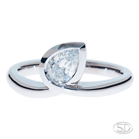 Paquita – designer engagement ring - Stephen Dibb Jewellery