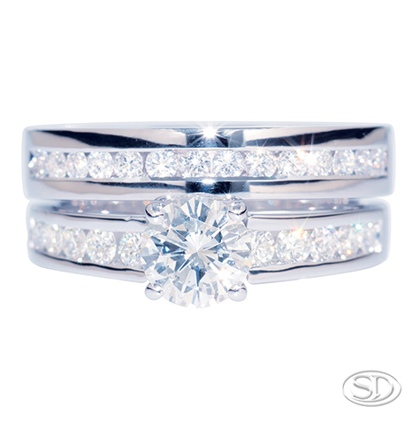 Patricia – engagement & wedding ring Set - Stephen Dibb Jewellery